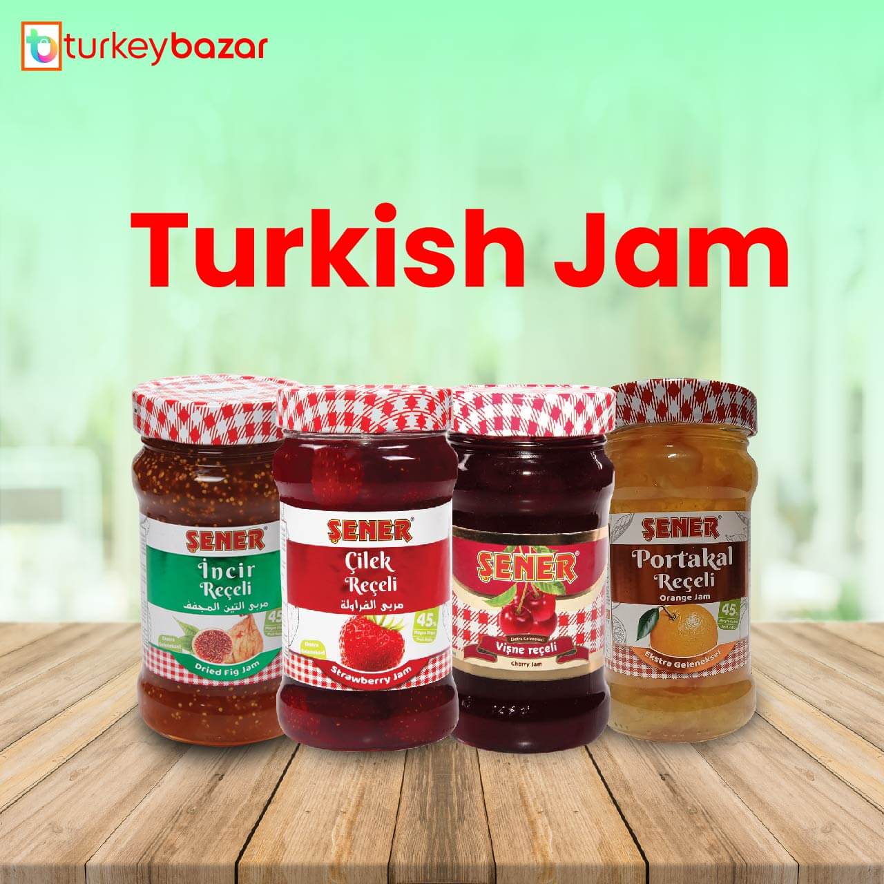 Turkish Jam (ফ্রুটস জ্যাম জেলি) - Turkey Bazar